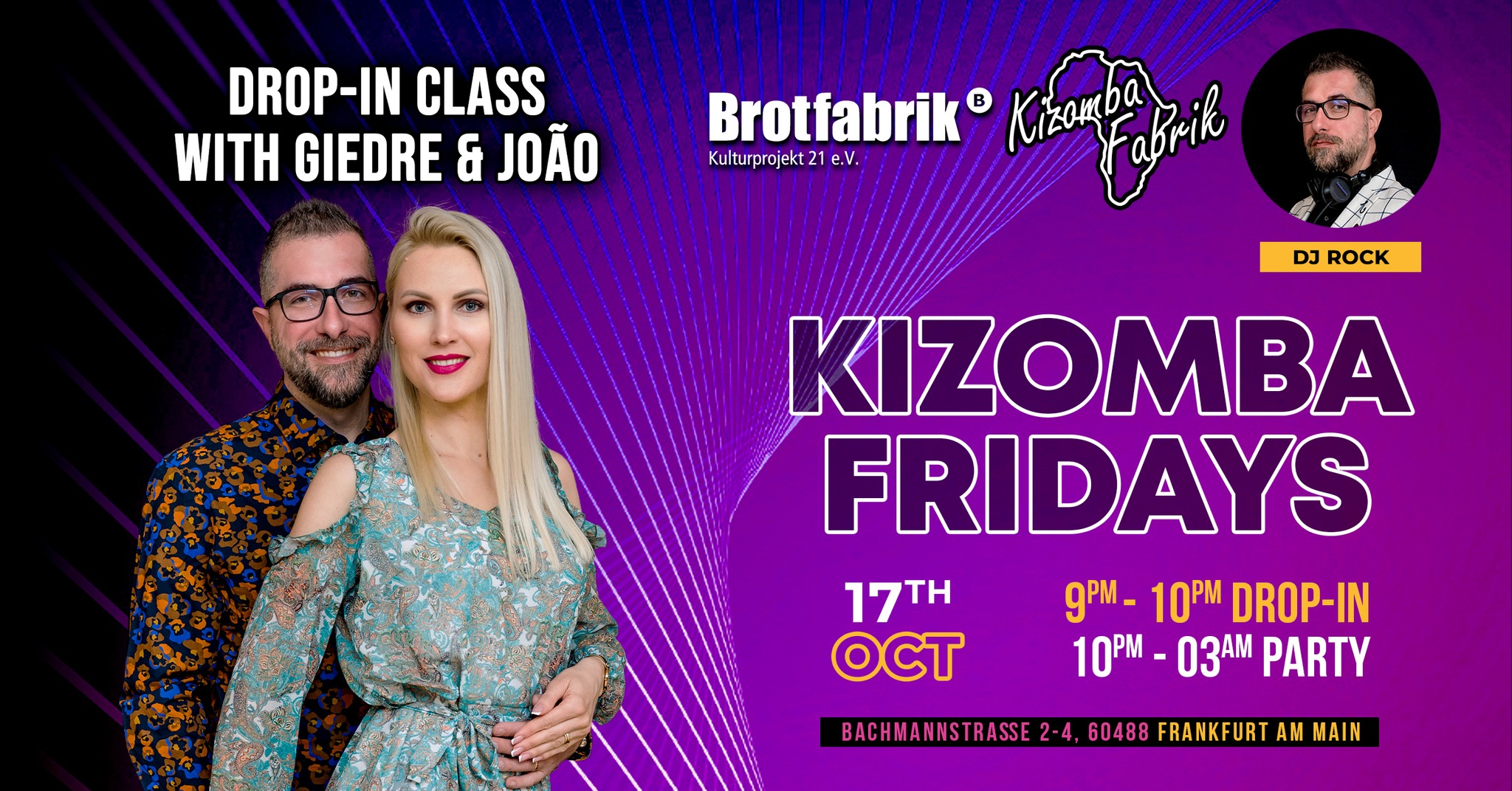 Kizomba Fabrik - Kizomba Friday - 17th October 2025-Special Events